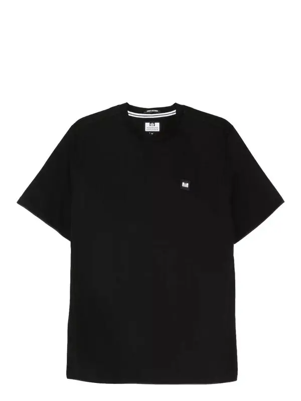 WEEKEND OFFENDER Logo-patch T-shirt - Black