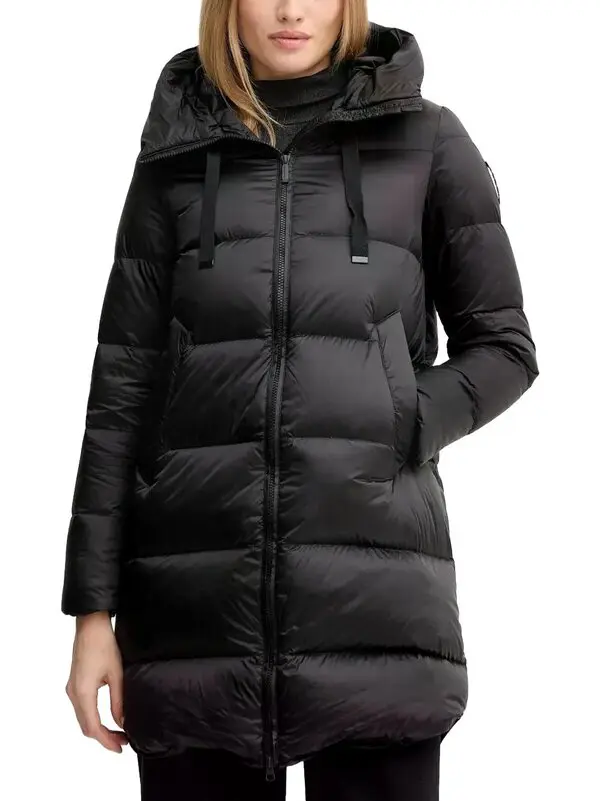 BOMBOOGIE Padded Hooded Jacket - Black