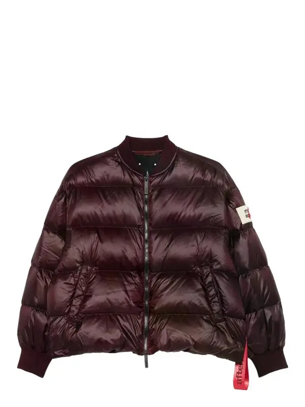 AFTER/LABEL Maniva Zip-up Puffer Jacket - Red