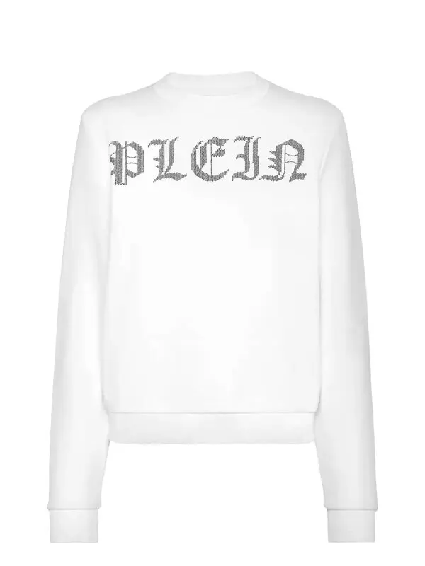 Philipp Plein Logo-embellished Sweatshirt - White