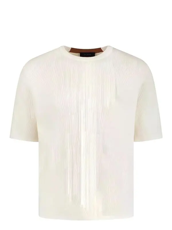 Sease Waffle Short-sleeve T-shirt - White