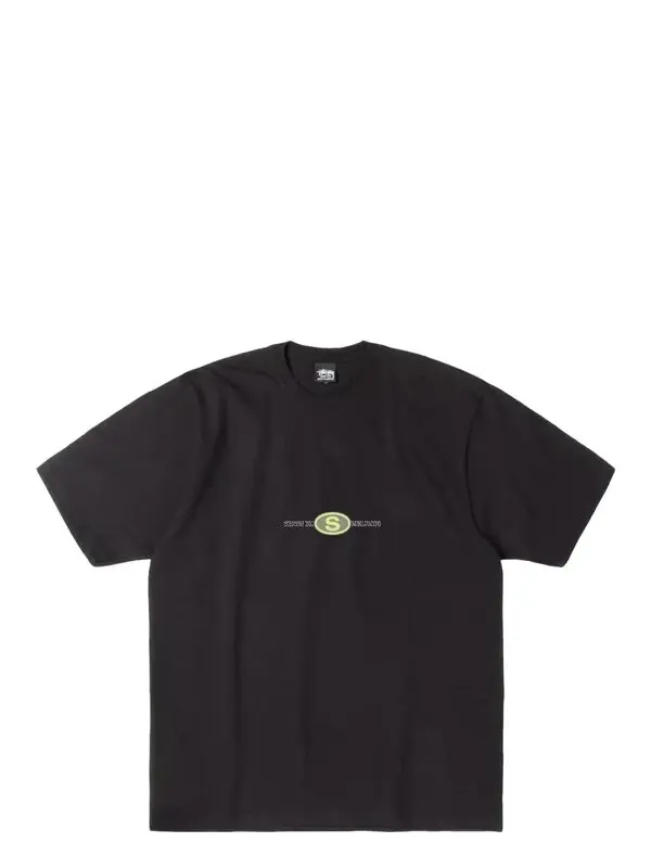 StÜssy Worldwide Dot T-shirt - Black