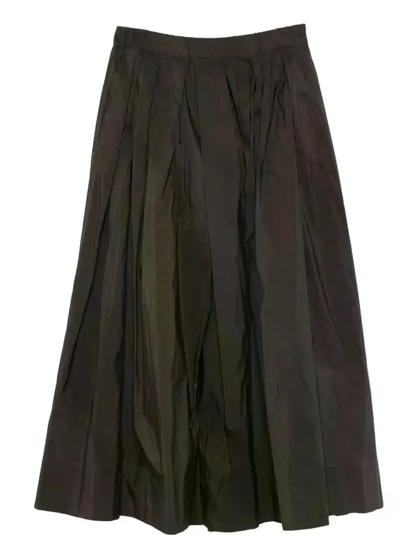Max Mara Pleated Skirt - Brown
