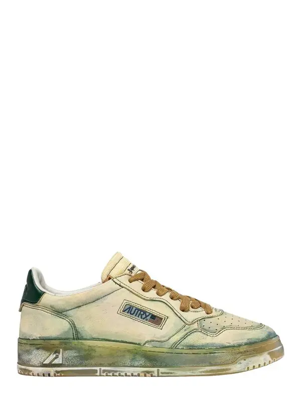 AUTRY Medalist Leather Sneakers - Neutrals
