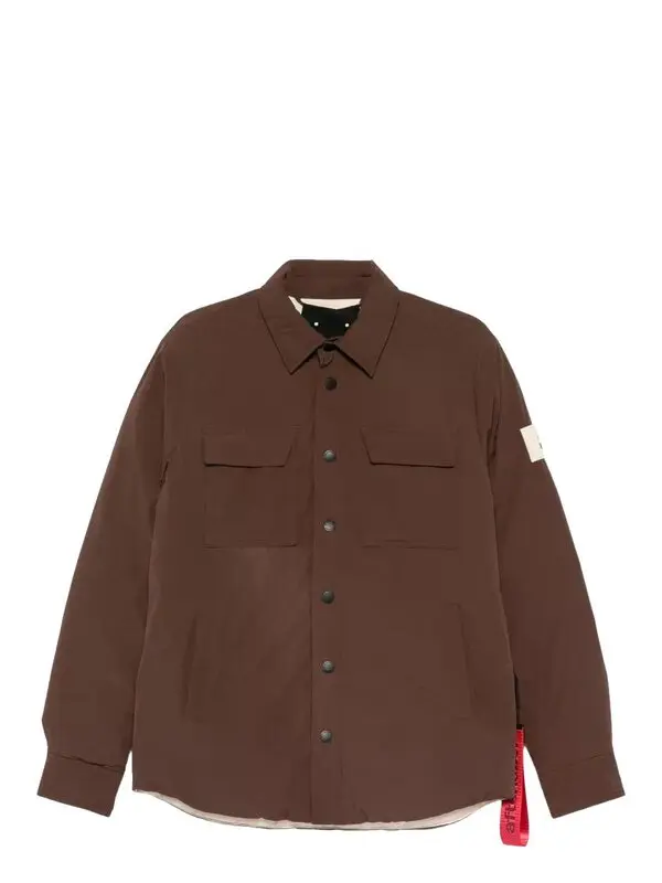 AFTER/LABEL Belluno Buttoned Coat - Brown