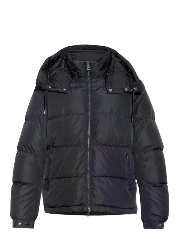 Add Hooded Padded Jacket - Black