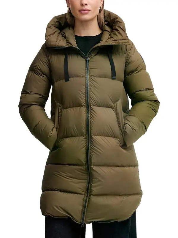 BOMBOOGIE Geneva Hooded Padded Coat - Green