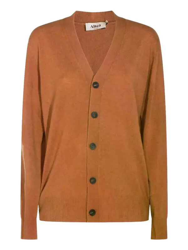 Altea Buttoned Cardigan - Brown