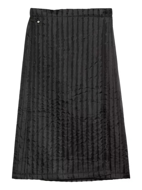 BLESS Nº08 Monpe Midi Skirt - Black