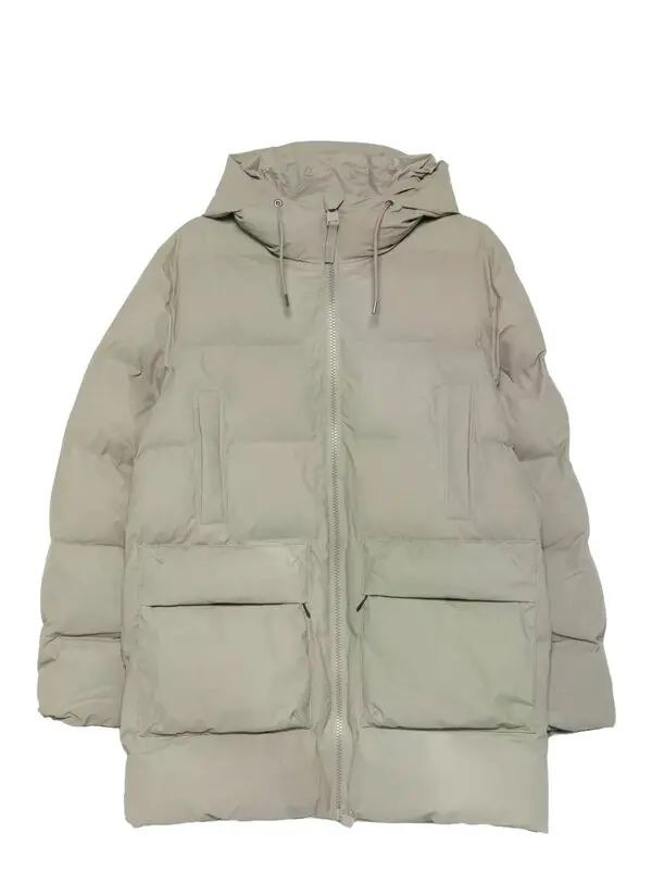 Rains Hooded Padded Jacket - Green