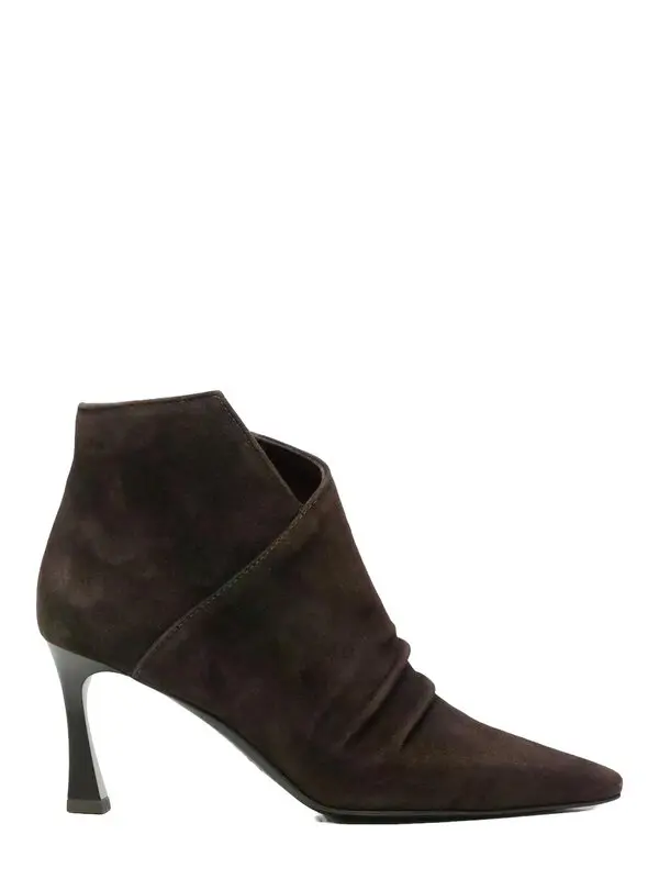 THE SELLER Suede Ankle Boots - Brown