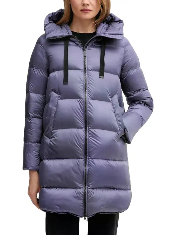 BOMBOOGIE Geneva Hooded Padded Coat - Purple