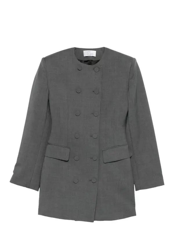 Giuseppe Di Morabito Double-breasted Coat - Grey
