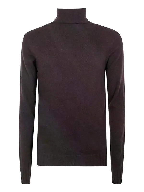 MD75 Roll-neck Top - Brown