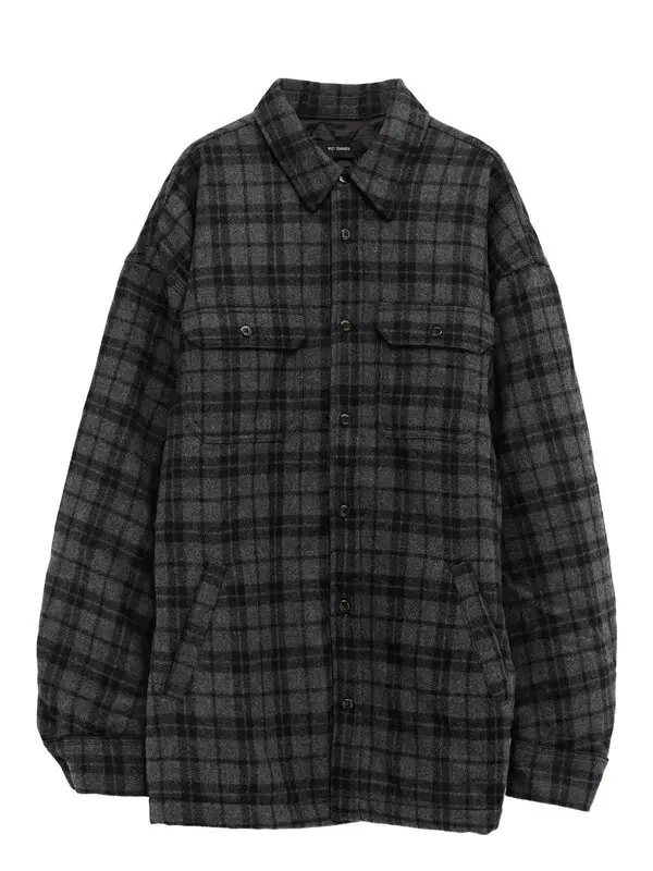 WILLY CHAVARRIA Plaid Shirt - Grey