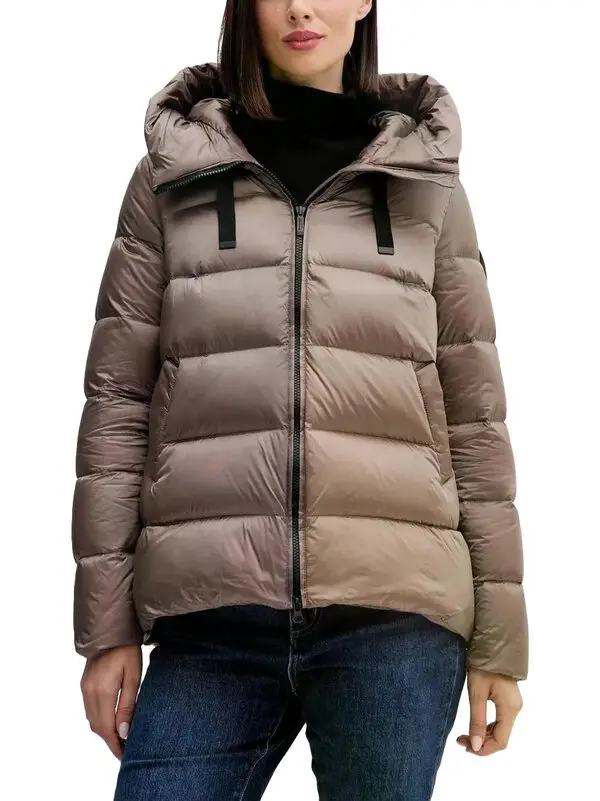 BOMBOOGIE Hooded Padded Jacket - Neutrals