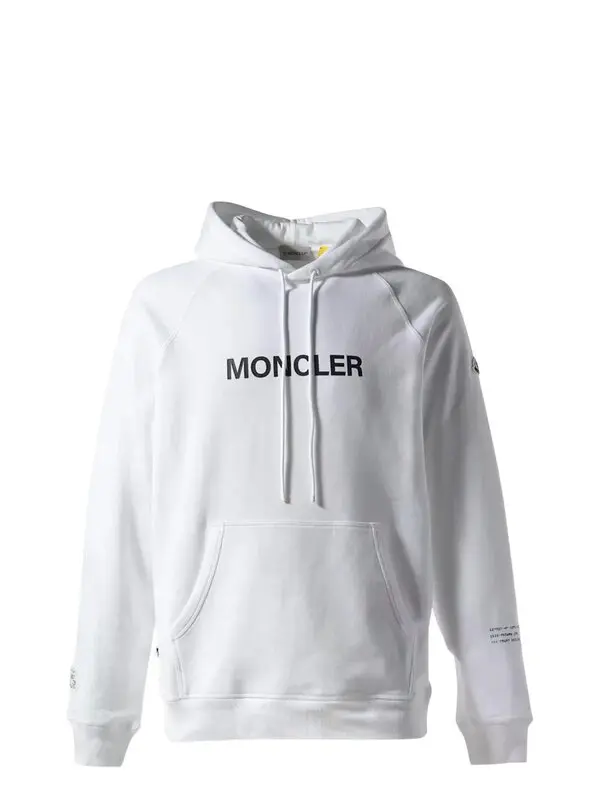 Moncler X Frgmt Cartoon Logo Hoodie - White