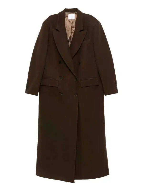LE SULLY STUDIO Double-breasted Coat - Brown