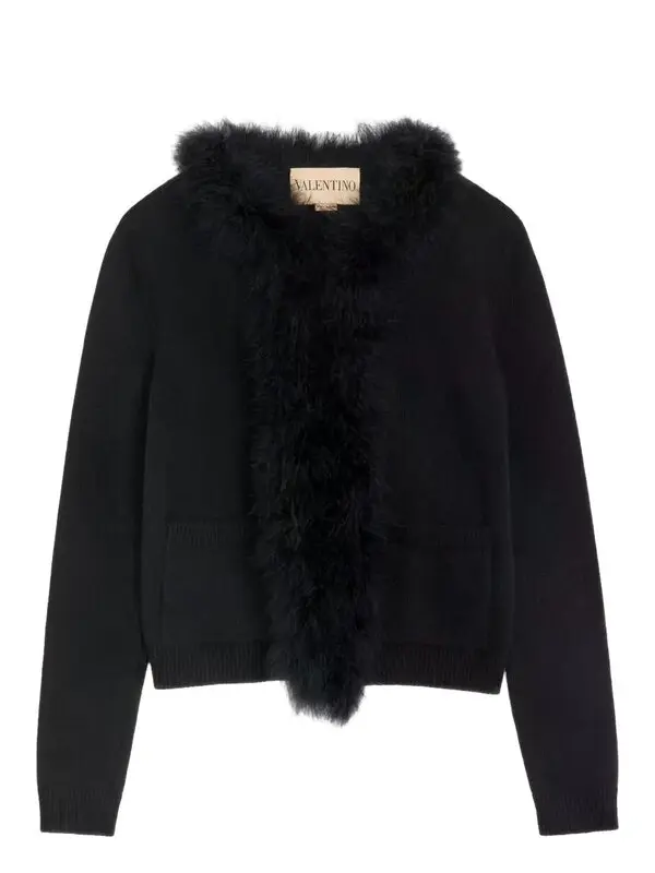 Valentino Garavani Wool Cardigan - Black