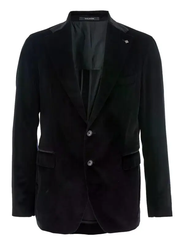 Tagliatore Notched-lapel Single-breasted Jacket - Black