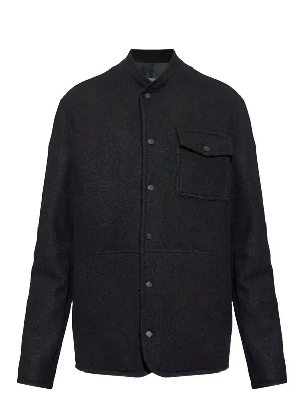 Moncler Buttoned Pocket Shirt Jacket - Black
