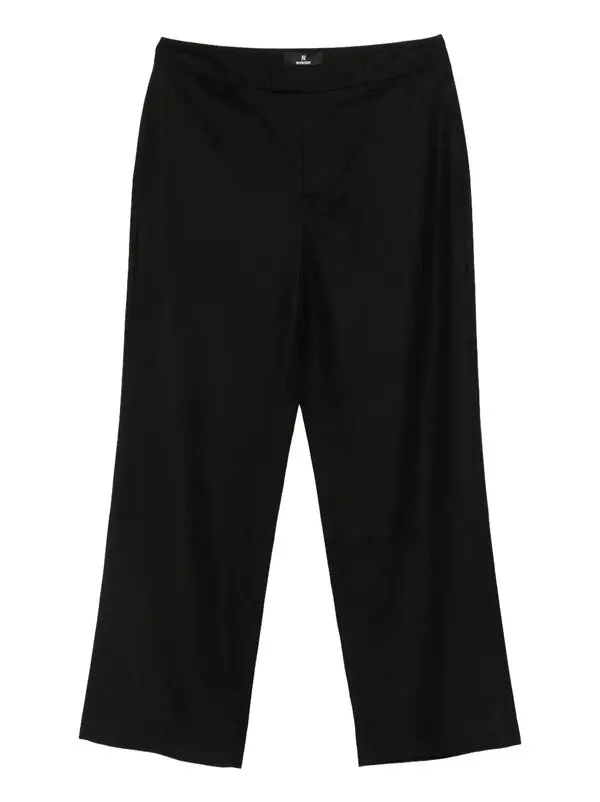 REPRESENT Wool Straight Leg Trousers - Black