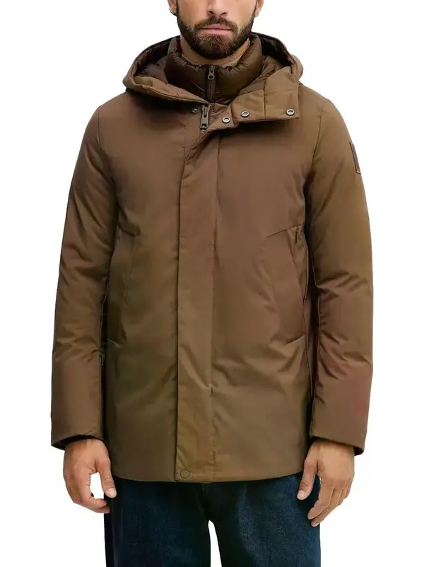 BOMBOOGIE Prague Hooded Parka - Brown