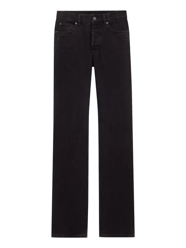 Saint Laurent Low Waist Nico Jeans - Black