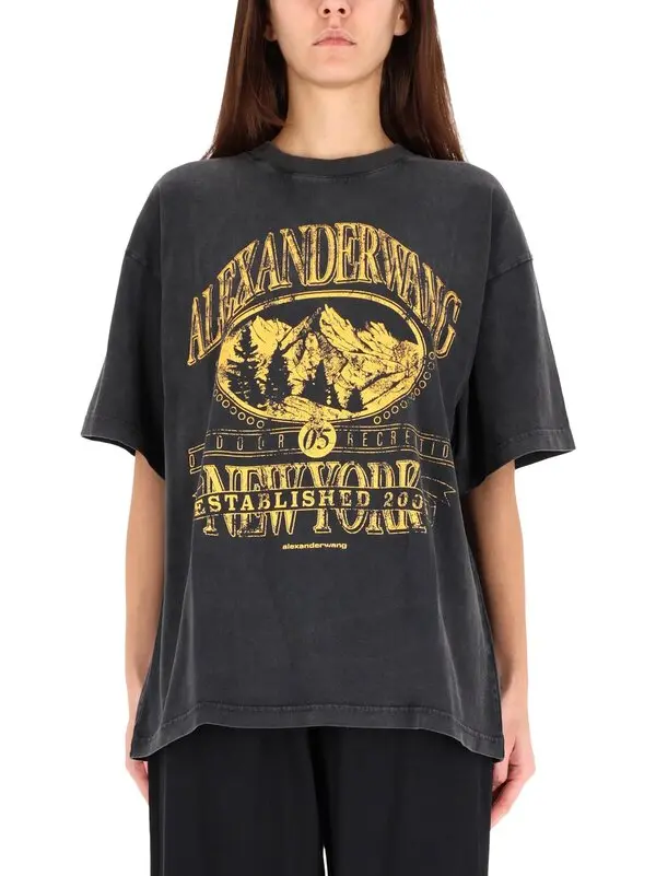 Alexander Wang Printed T-shirt - Black