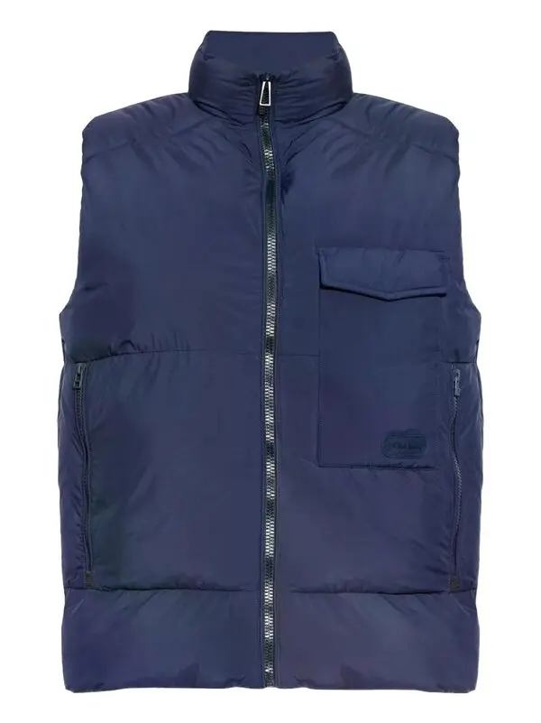 Paul Smith Zip-fastening Pocket Padded Gilet - Blue