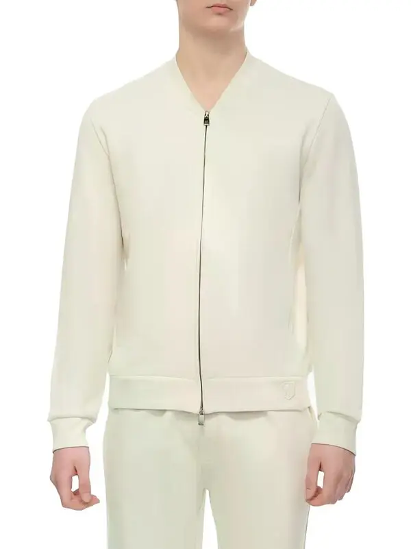 Corneliani Long-sleeve Zip-up Cardigan - Neutrals