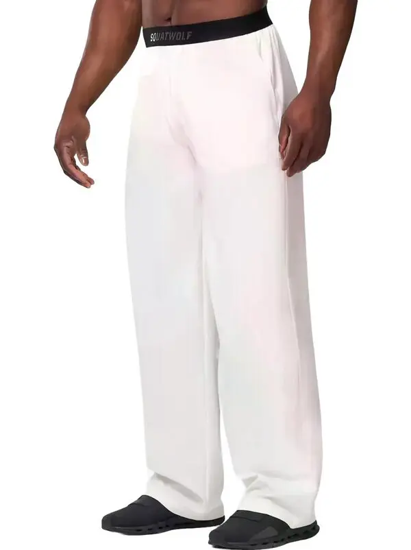 SQUATWOLF Logo-waist Track Pants - White