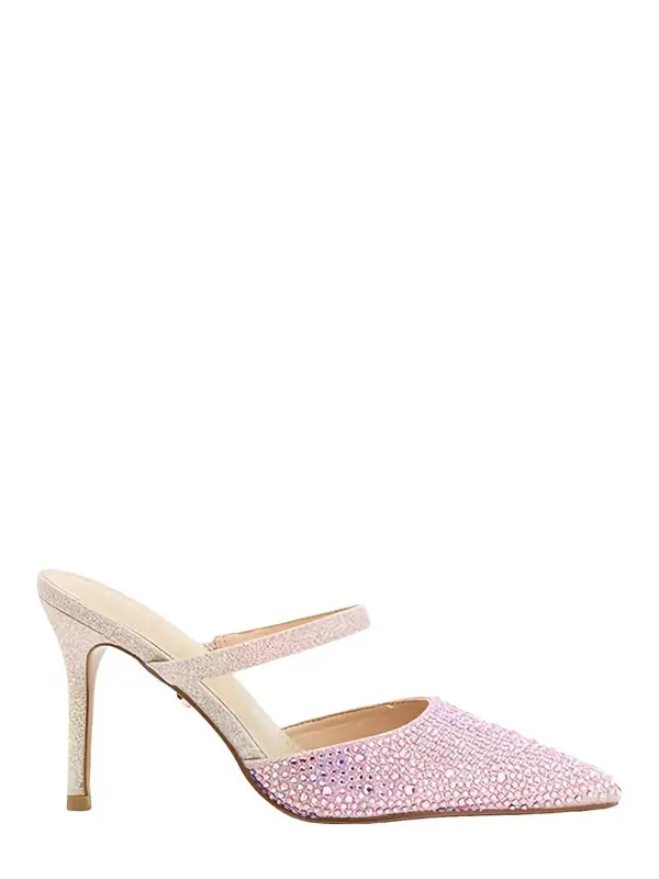 TWENTY FOURHAITCH Embellished Strap Pumps - Pink