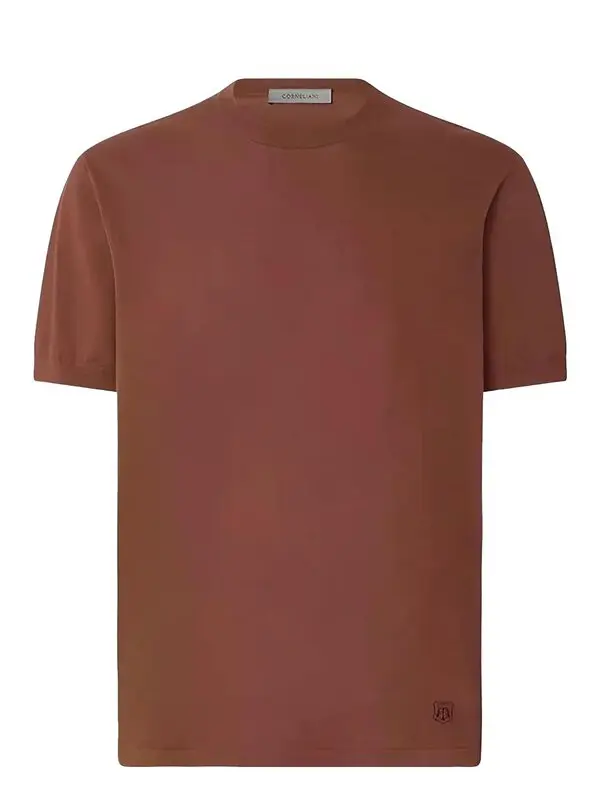 Corneliani Crew-neck T-shirt - Brown