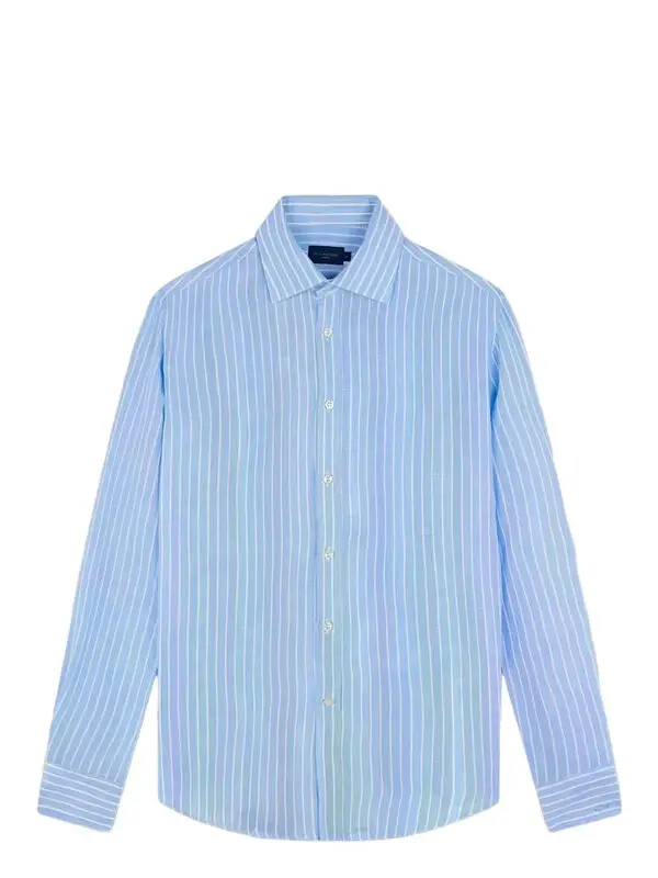 Paul & Shark Long-sleeve Striped Shirt - Blue