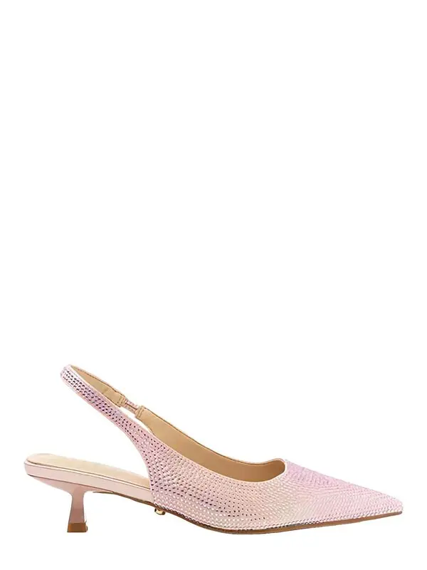 TWENTY FOURHAITCH 50mm Arbin Embellished Slingback Pumps - Pink