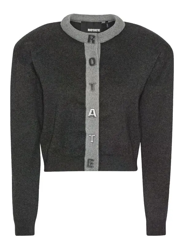 Remain Birger Christensen Logo-lettering Cardigan - Grey
