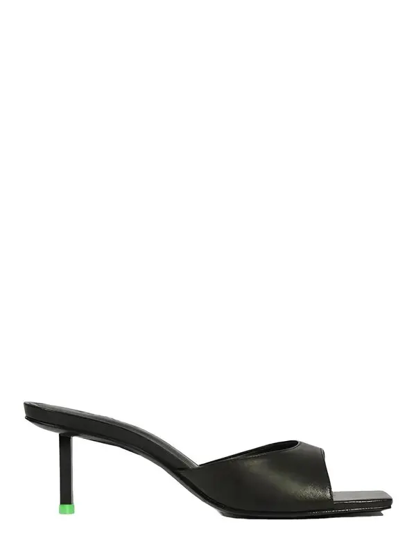 Schutz 70mm Dethalia Pin Square-toe Heeled Sandals - Black