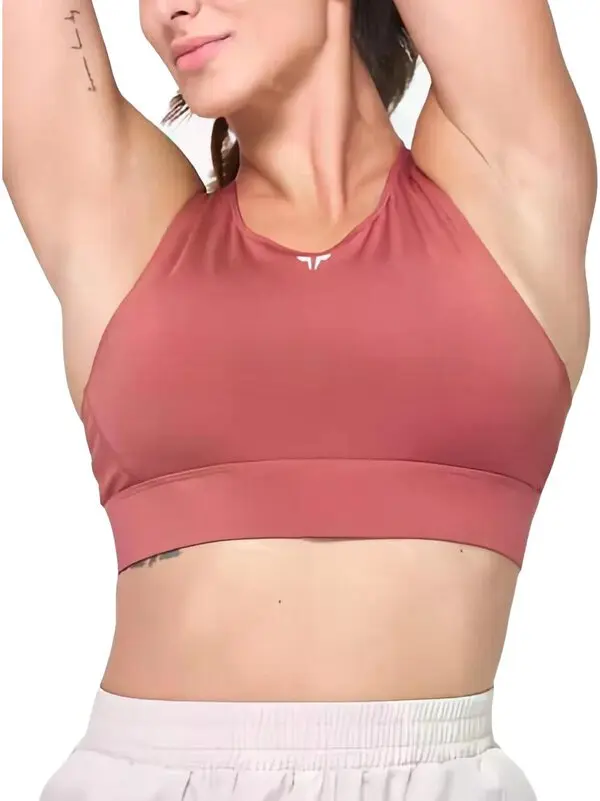 SQUATWOLF Essential Racerback Sports Bra - Orange