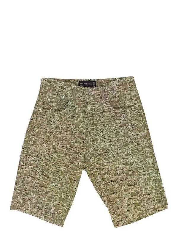 WHO DECIDES WAR BY EV BRAVADO Husk Shorts - Neutrals