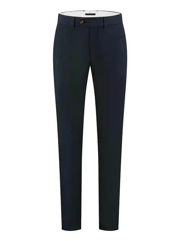 AURELIEN Stretch-cotton Trousers - Blue