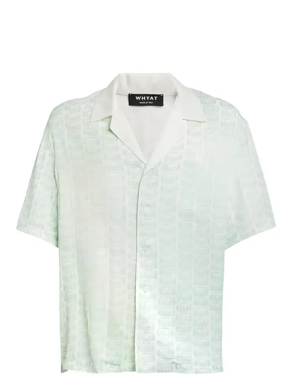 WHYAT Capri-pattern Short-sleeve Shirt - Green