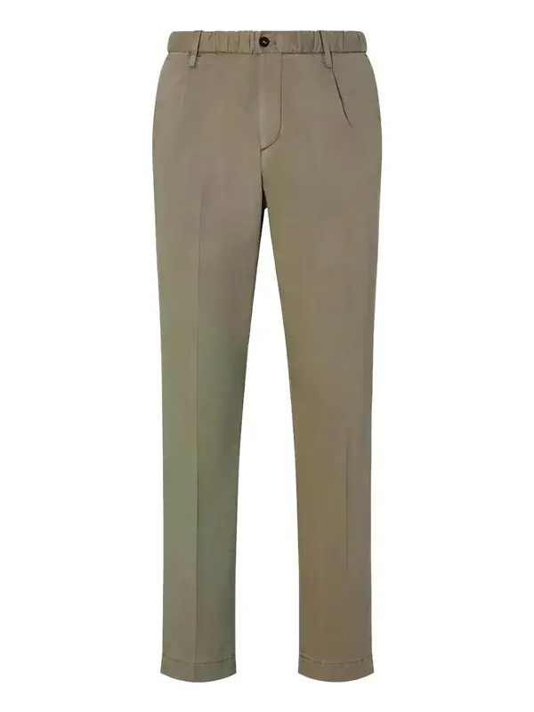 Corneliani Pleated Button-fastening Trousers - Green