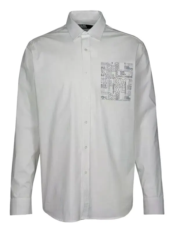 Karl Lagerfeld Logo-print Shirt - White