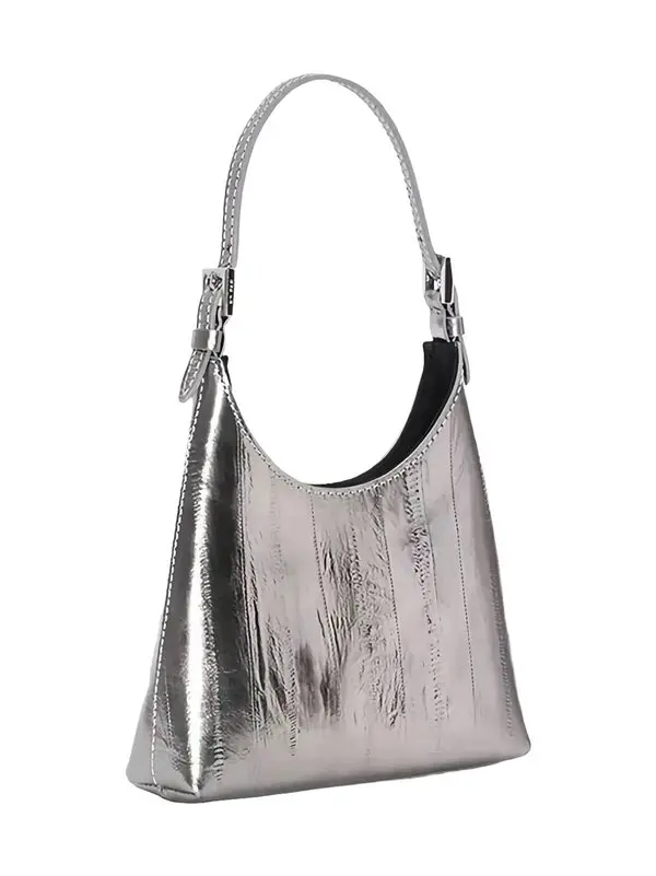 By Far Baby Camryn Top-zip Shoulder Bag - Silver