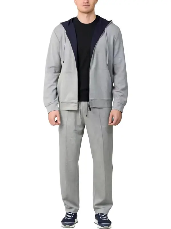 Canali Drawstring Track Pants - Grey