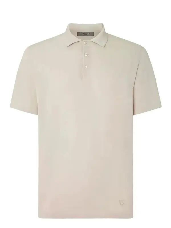 Corneliani Short-sleeve Polo Shirt - Neutrals