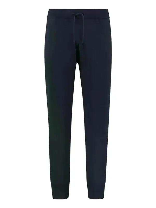 AURELIEN Elasticated-waistline Track Pants - Blue