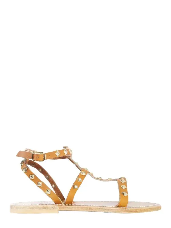 K.JACQUES Arelatepyr Studded Sandals - Brown