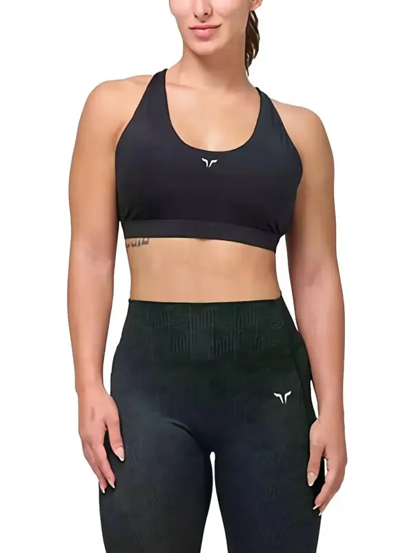 SQUATWOLF Essential Racerback Sports Bra - Black